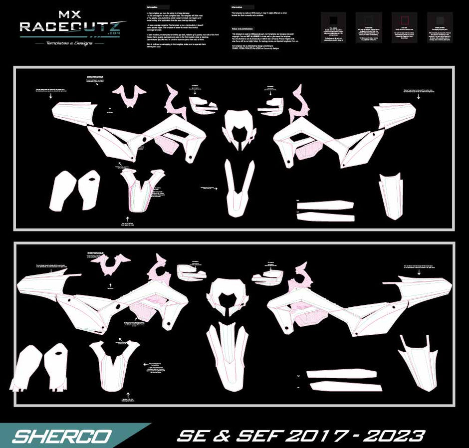 SHERCO TEMPLATES – RaceCutz